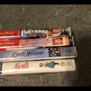 Other | Lot Of 4 Classic Vhs Tapes Some Disney Titles | Poshmark